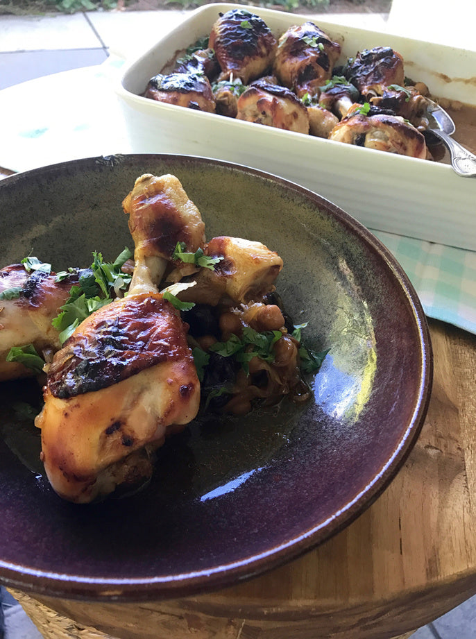 African Baked Chicken with Chickpeas and Raisins Recipe | Beerenberg ...