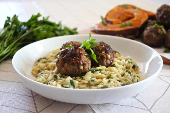 Spiced Risotto with Beef Meatballs Recipe | Beerenberg - Beerenberg Farm